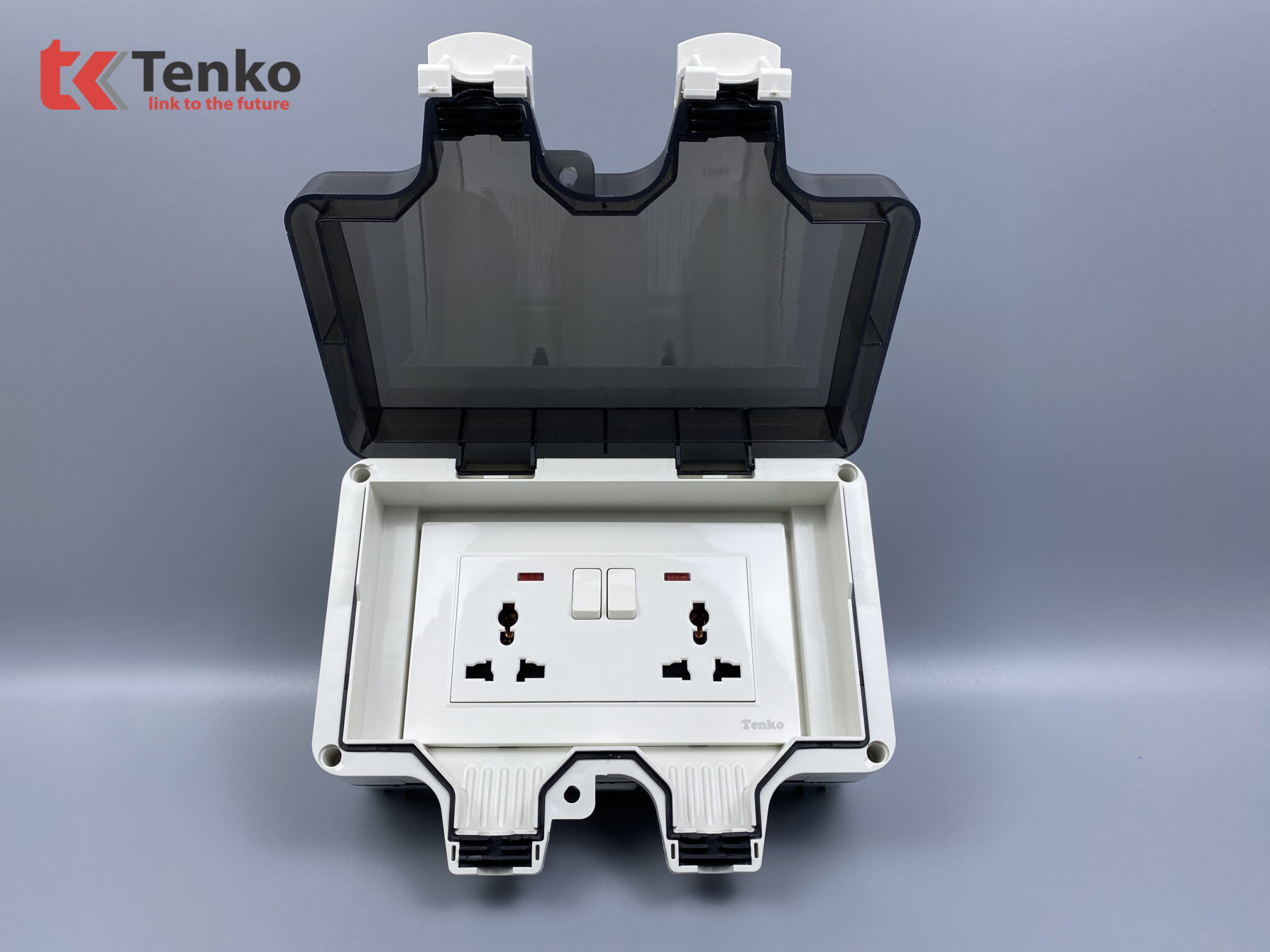 Ổ Cắm Điện Đôi 3 Chấu Chống Nước Chữ Nhật Chính Hãng Tenko TK-IP66-CN01 - Thiết Bị Điện Tenko ...